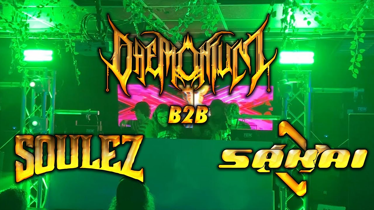 DAEMONIUM B2B SAKAI B2B SOULEZ @ VAINZ RIDDIM ROYALE RUMBLE - YouTube