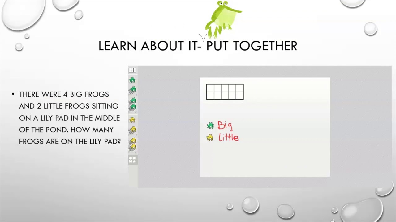BCPS Teacher Lessons - Kindergarten Bridges Math 6 5-6-20 - YouTube