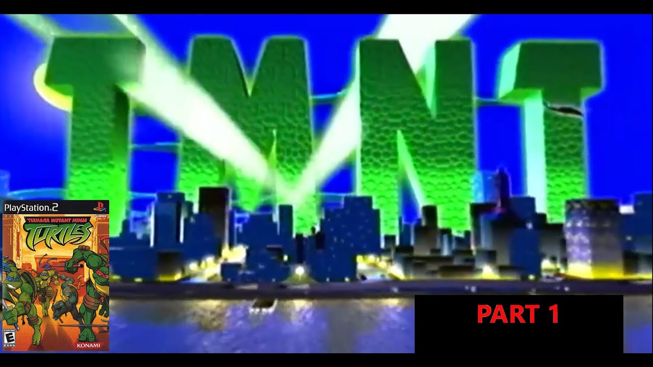 TMNT 2003 PS2 "Things Change" Stage 1 Chapters 1-5 Gameplay Playthrough ...