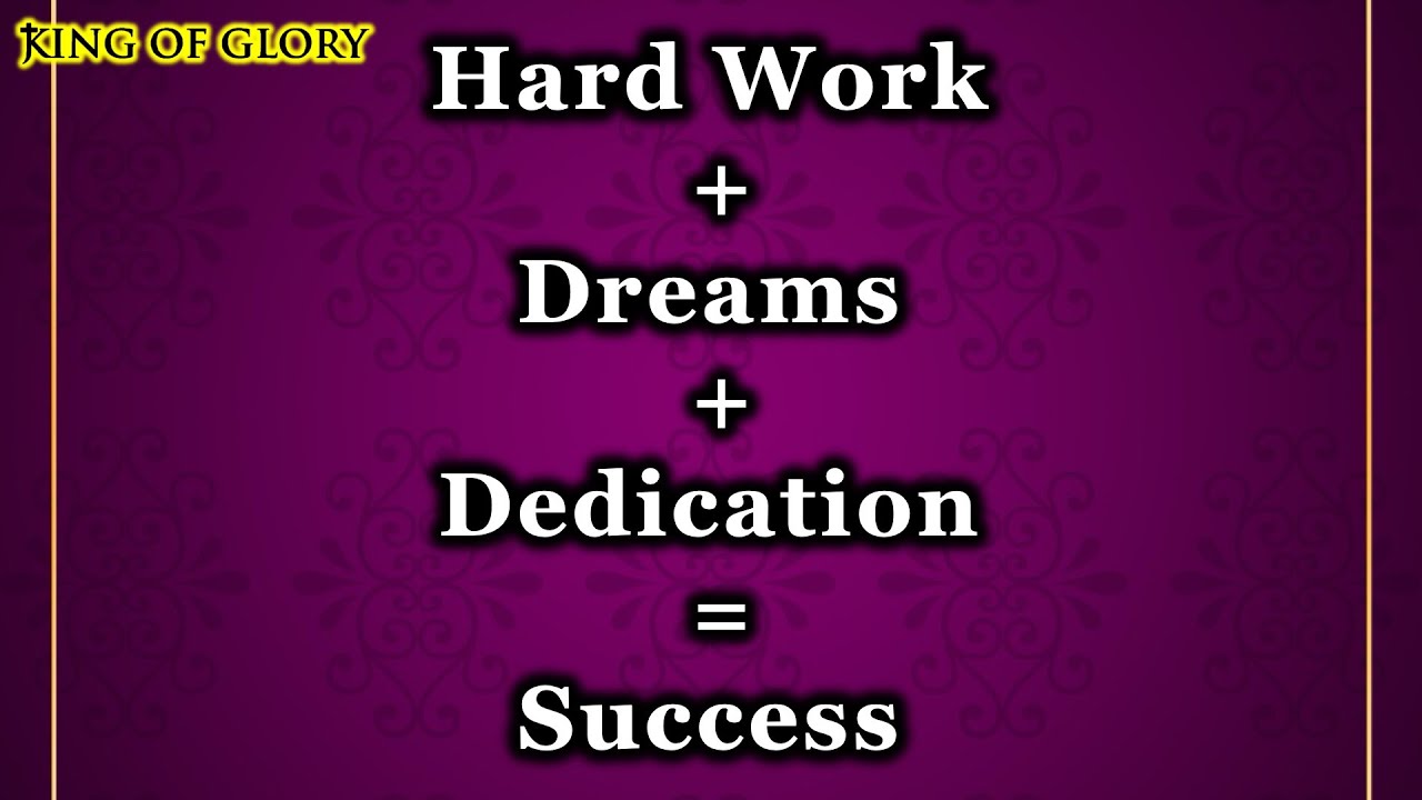 Hard Work + Dreams + Dedication = Success - Tamil Christian Message ...