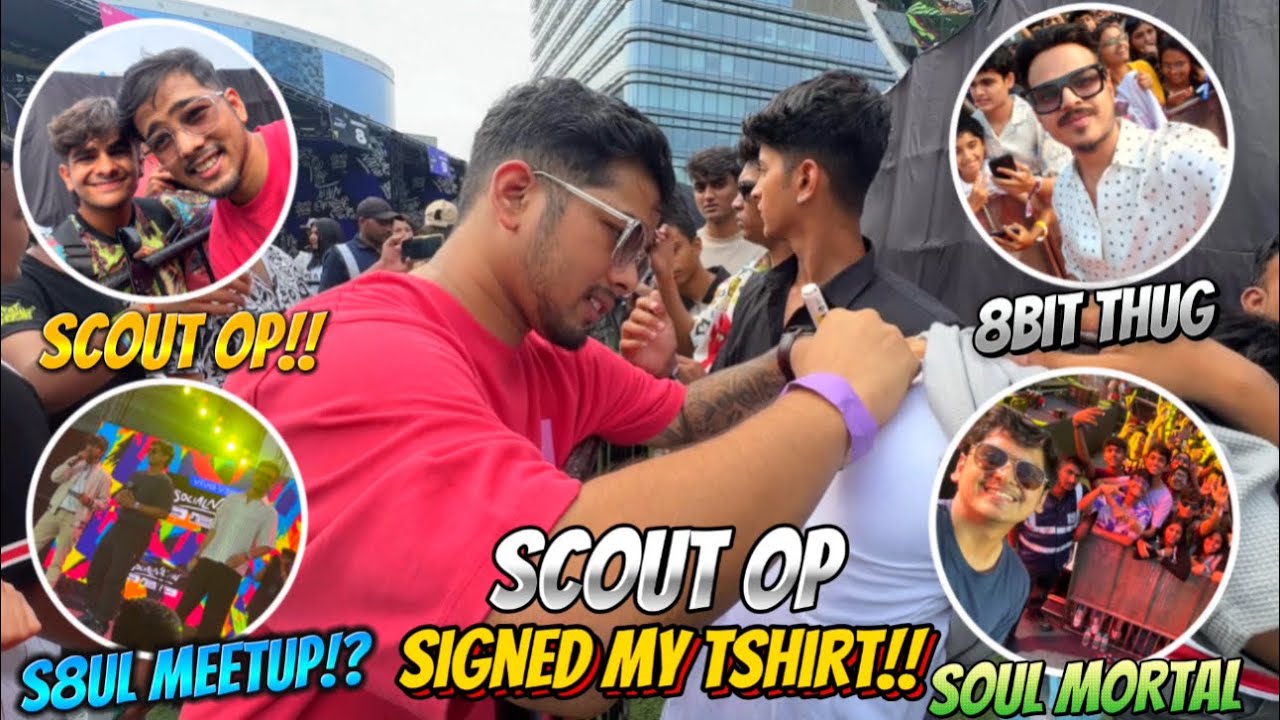 SCOUT OP signed my Tshirt and S8UL MEETUP!? VLOG - YouTube