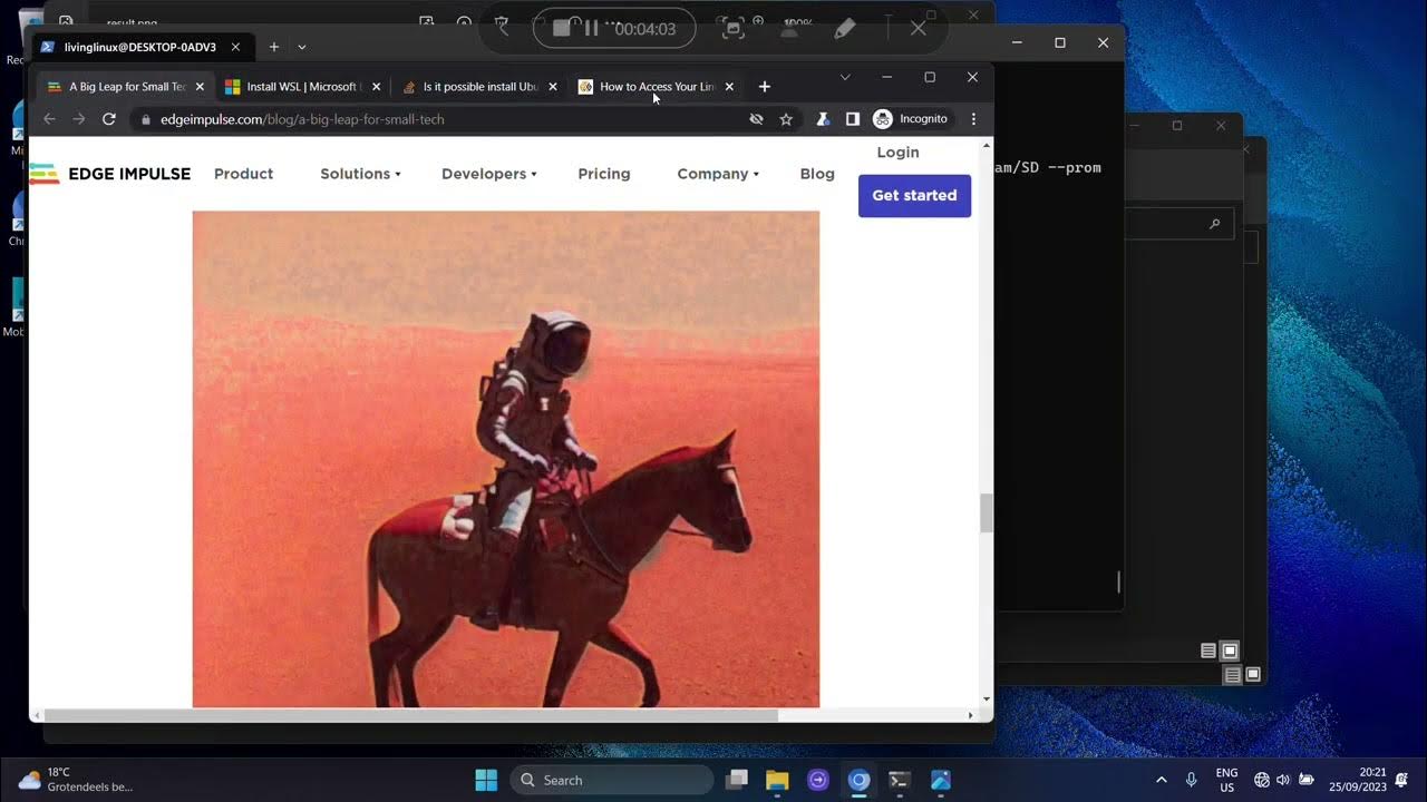 Running Stable Diffusion on Windows Subsytem for Linux (WSL) Windows on ARM - YouTube