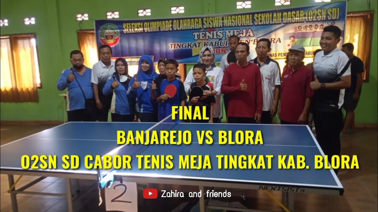 Lomba O2SN SD Final Putra Smash Maut TENIS MEJA #tabletennis #ptmsi # ...
