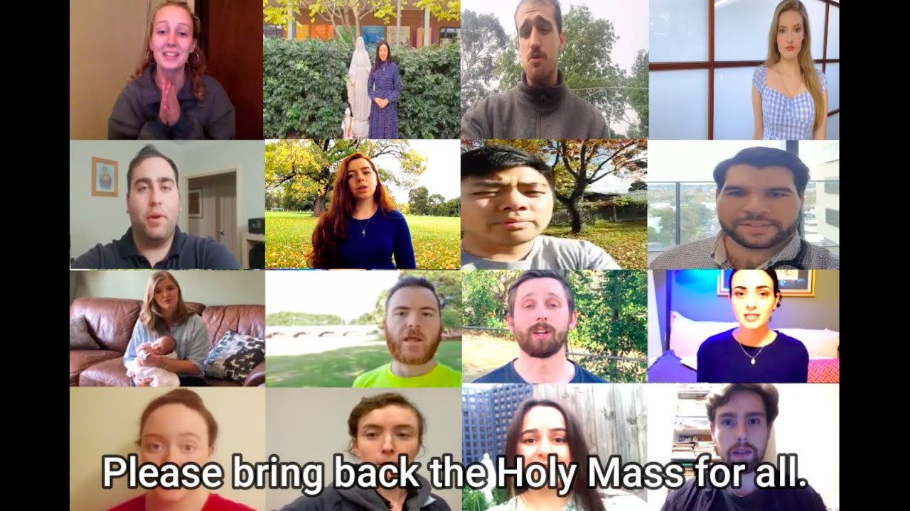 Please bring back Holy Mass for all - Australia - YouTube