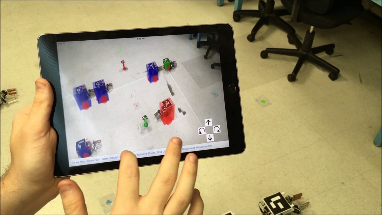 Towards Mobile-Mixed Reality Interaction with Multi-Robot Systems - YouTube