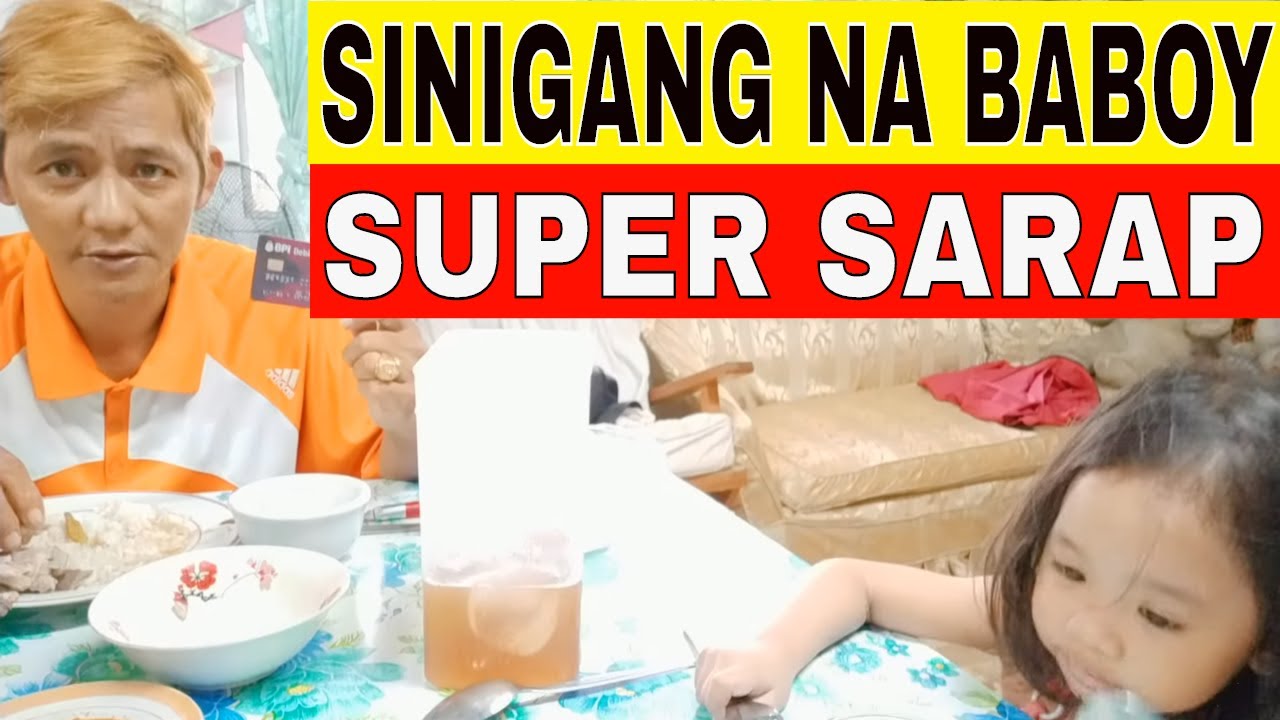 SINIGANG NA BABOY SUPER SARAP - YouTube