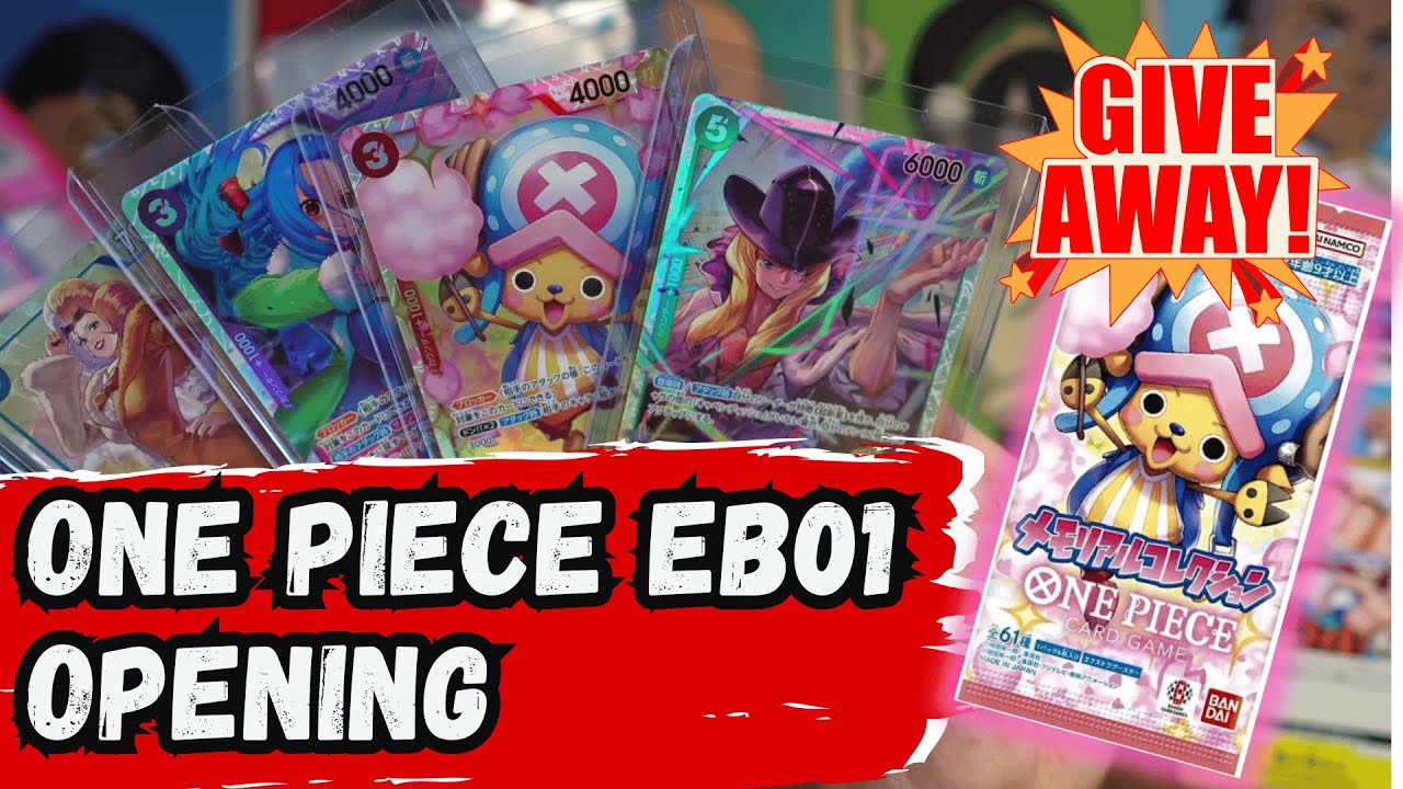 One Piece EB-01 Box Opening and Giveaway - GORGEOUS Pulls - YouTube