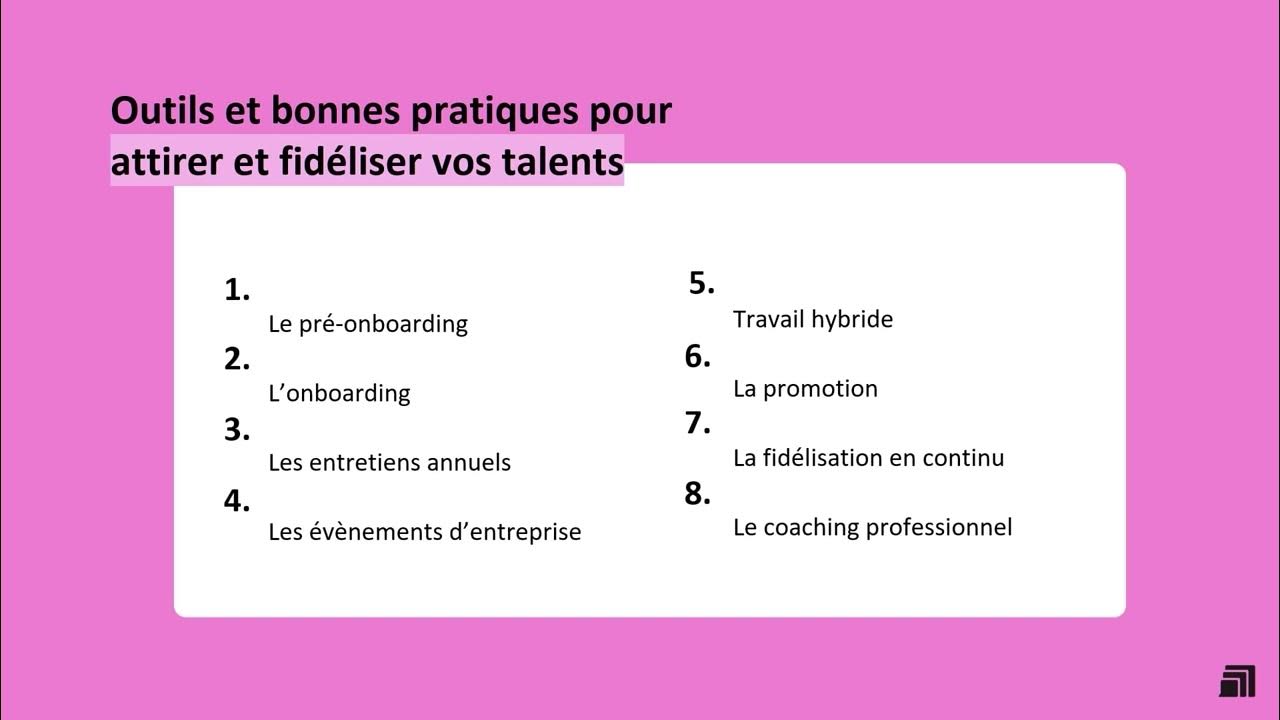 Rétention des talents : les leviers RH incontournables - YouTube