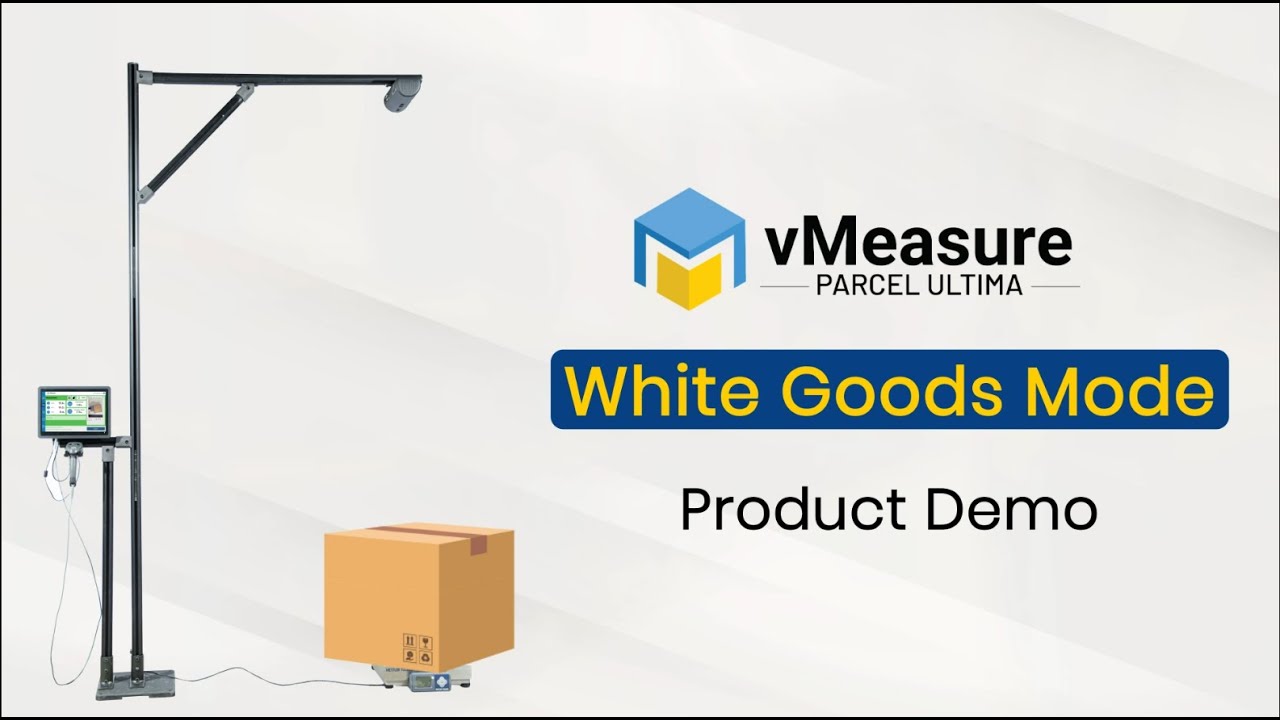 vMeasure Parcel Ultima | White Goods Mode Product Demo | Oversized ...