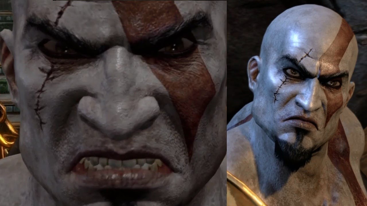 Kratos Epic Vengeful Facial Expression God Of War 3 Remastered - YouTube
