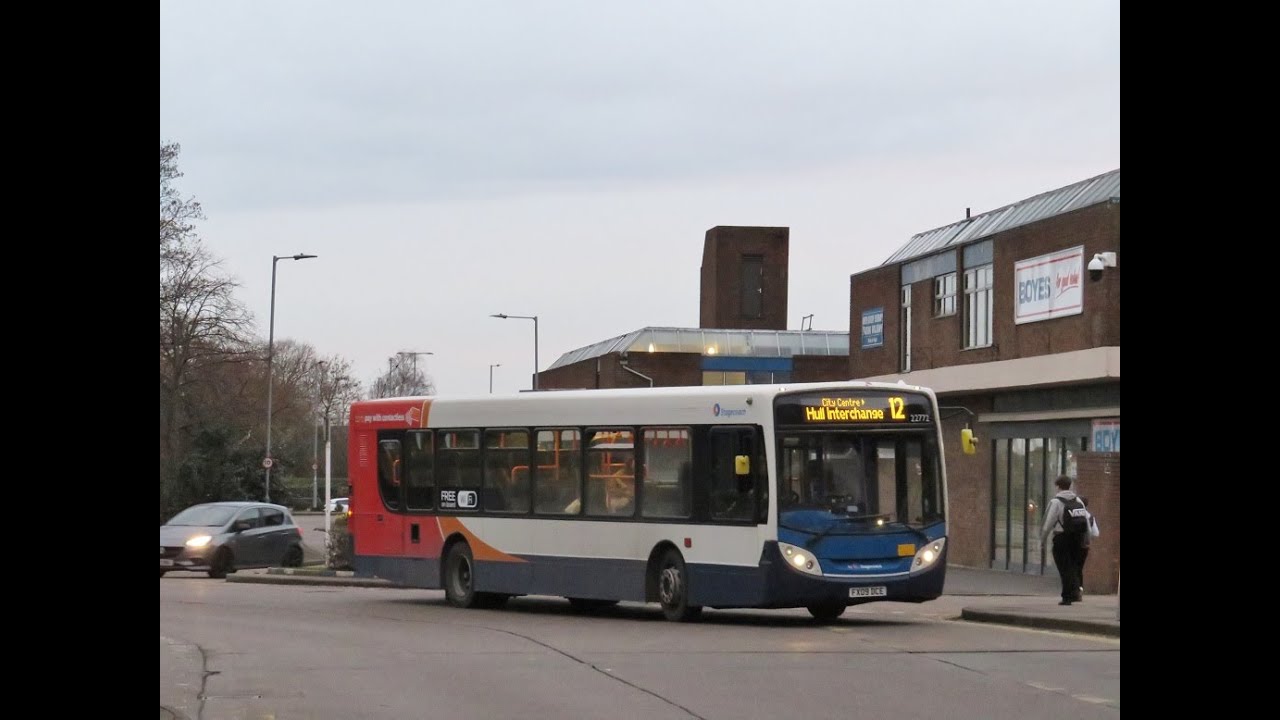 Stagecoach East Midlands 22772 FX09 DCE on 12 2024-02-29 - YouTube