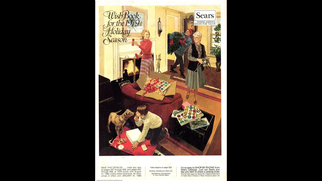 1979 Sears Christmas Wishbook - YouTube