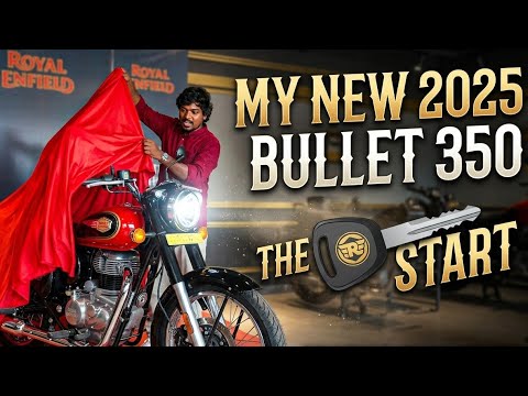 Royal Enfield Bullet 350 Delivery | 2025 Model | Military Red | My ...