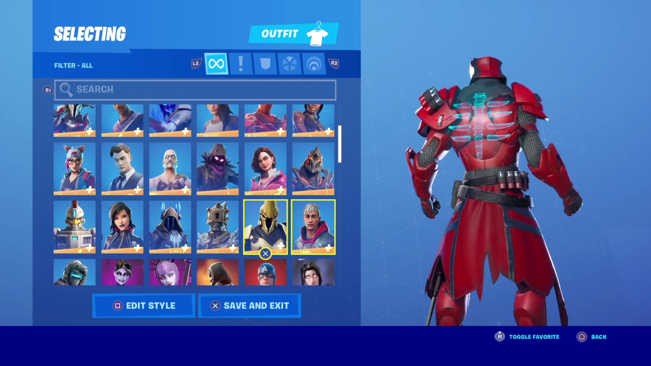 Fortnite spectral spine back bling with 110+ skins - YouTube