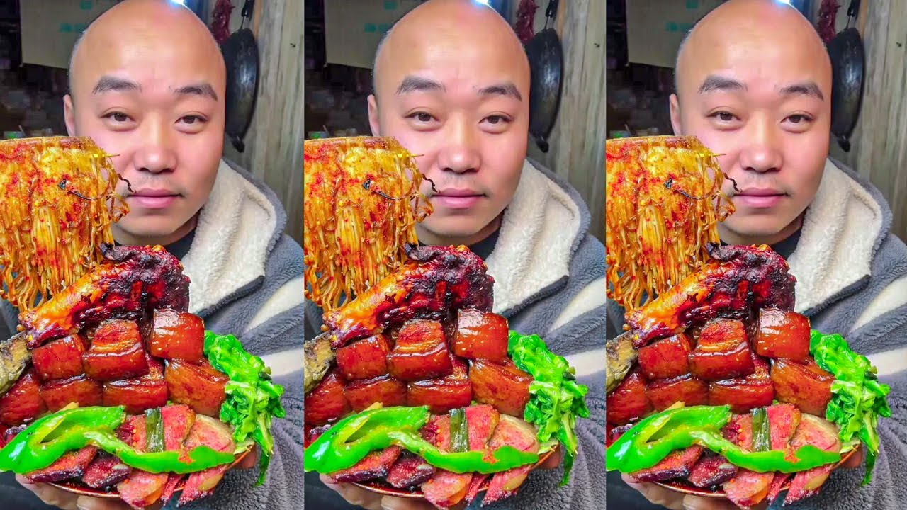 Brothers and sisters, it's time to eat, let's have home-cooked food, it ...