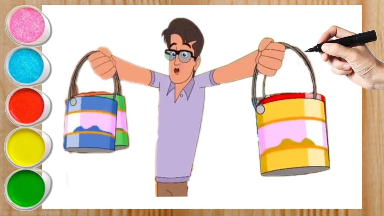 How To Draw Chikoo Aur Bunty Baba Easy | Mr Khokon Shorts | Cartoon ...