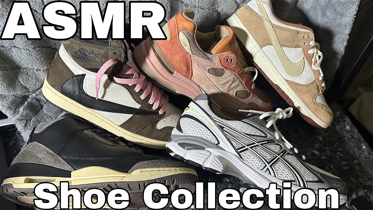 ASMR shoe collection - YouTube