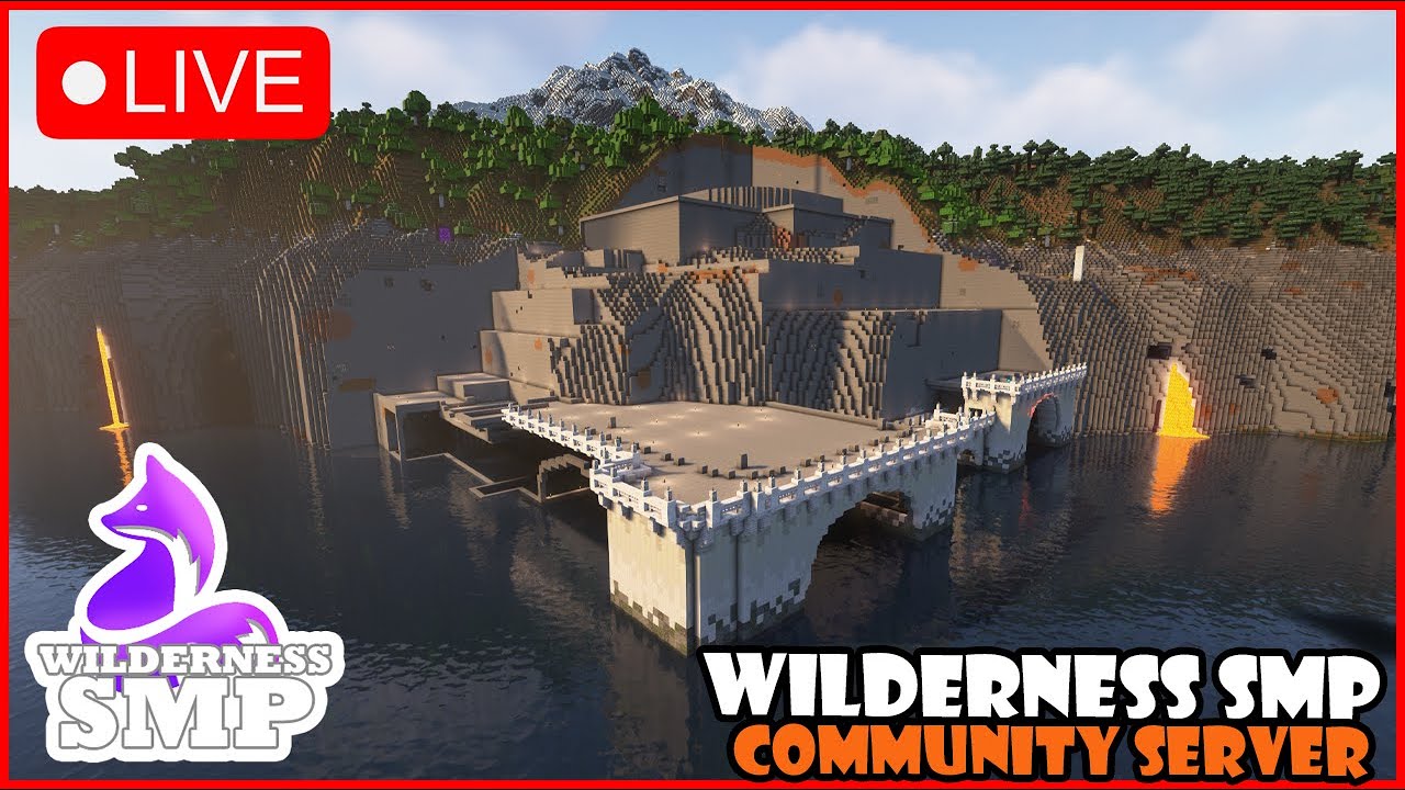 Wilderness SMP - Community Server Mega Base Build - Treetopolis City ...