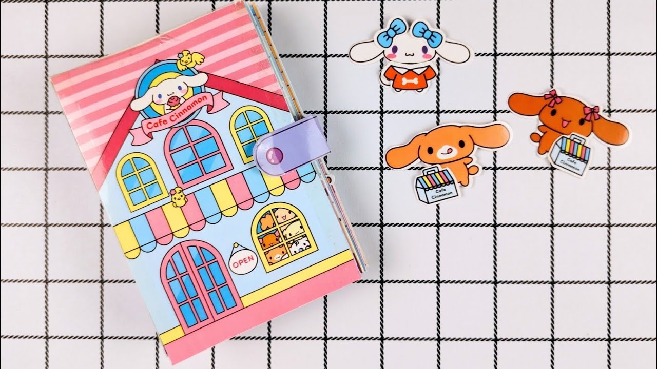 [paperdiy] Welcome to Cafe Cinnamon | Quiet Book Cinnamoroll Cafe ...
