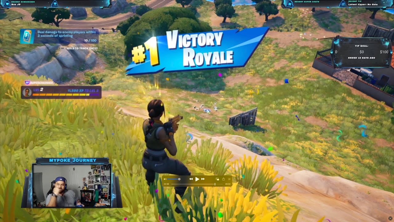First Fortnite Win!!! - YouTube