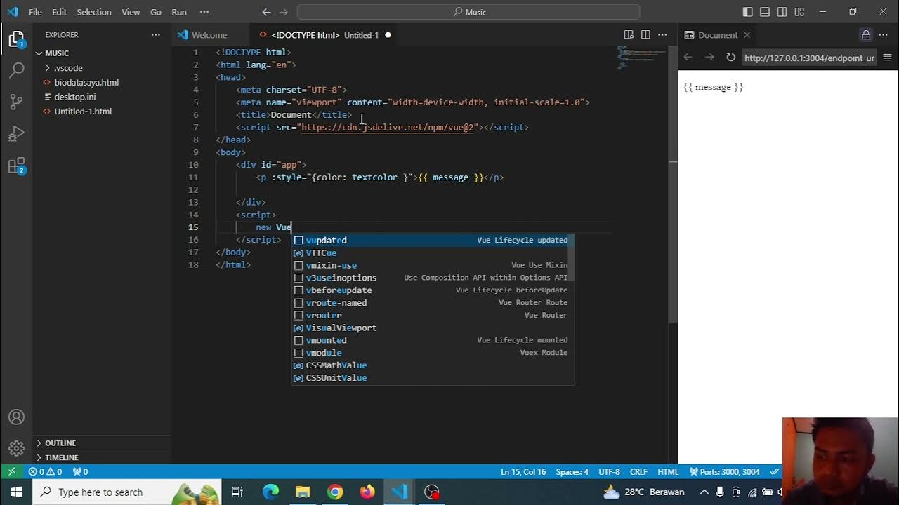 TUGAS 2 MATA KULIAH PEMOGRAMAN BERBASIS WEB - YouTube