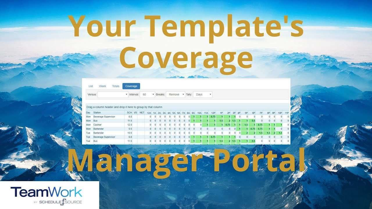 TeamWork 5 Manager Tutorial: How to View Your Template's Coverage - YouTube