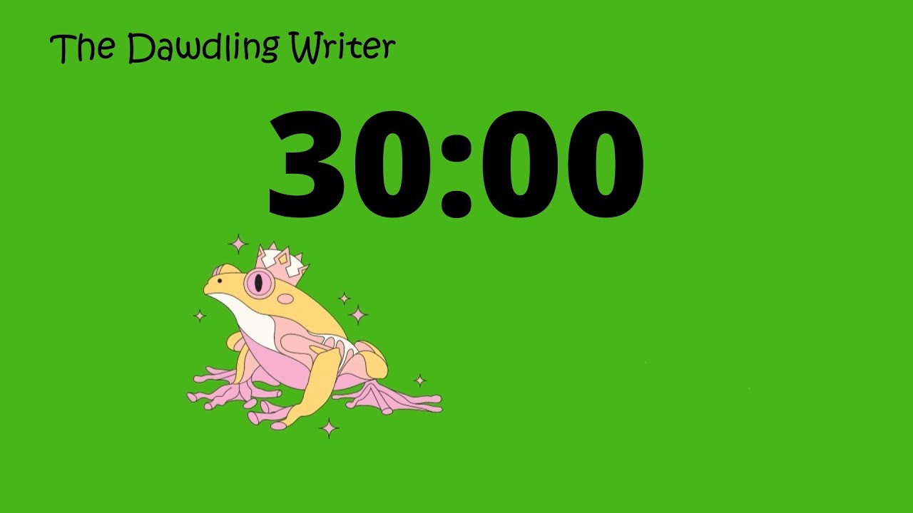 30 Minute SILENT Farting Fancy Frog Timer for Study, Focus, Work ...