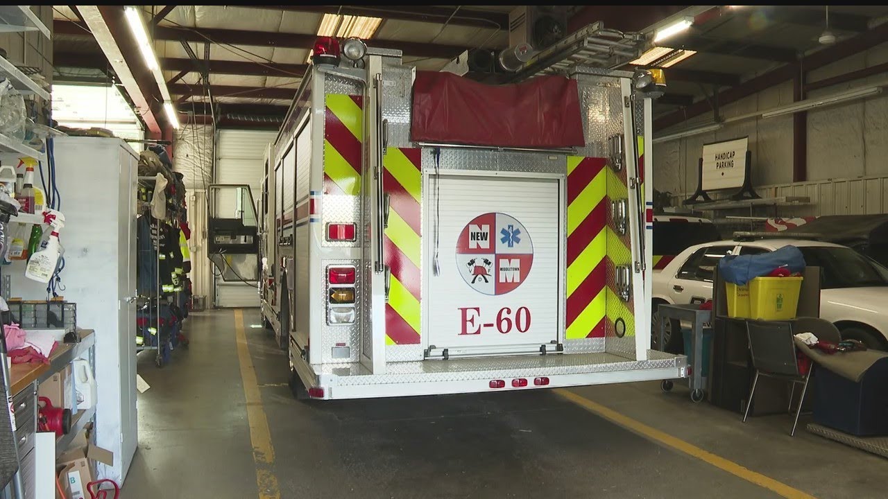 New Middletown Fire Chief Lee Ingold and Poland firefighter Bill O'Hara offer fire safety tips ...