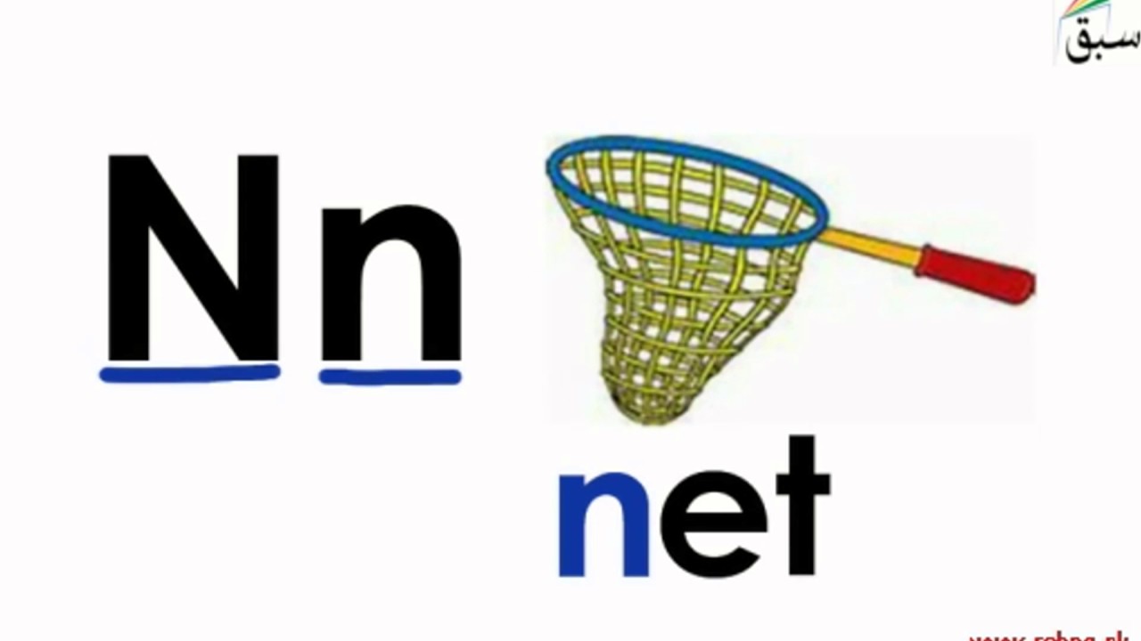 Capital and Small N-n (pictures/names/tracing/practice), English ...