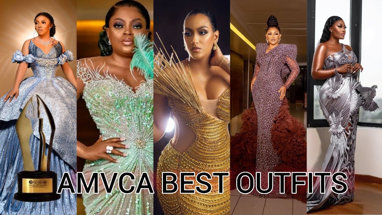Stunning Best Outfits From 2023 AMVCA |Toke Makinwa, Funke Akindele ...