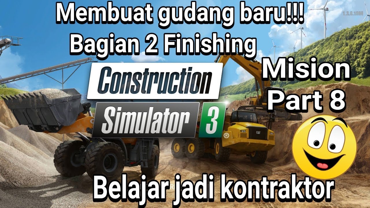 Finishing gudang baru !! Crane work | construction simulator 3 android #gameplay8 - YouTube