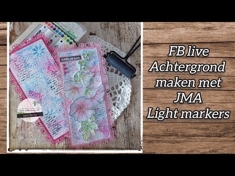 fb live achtergrond maken met JMA light markers - YouTube