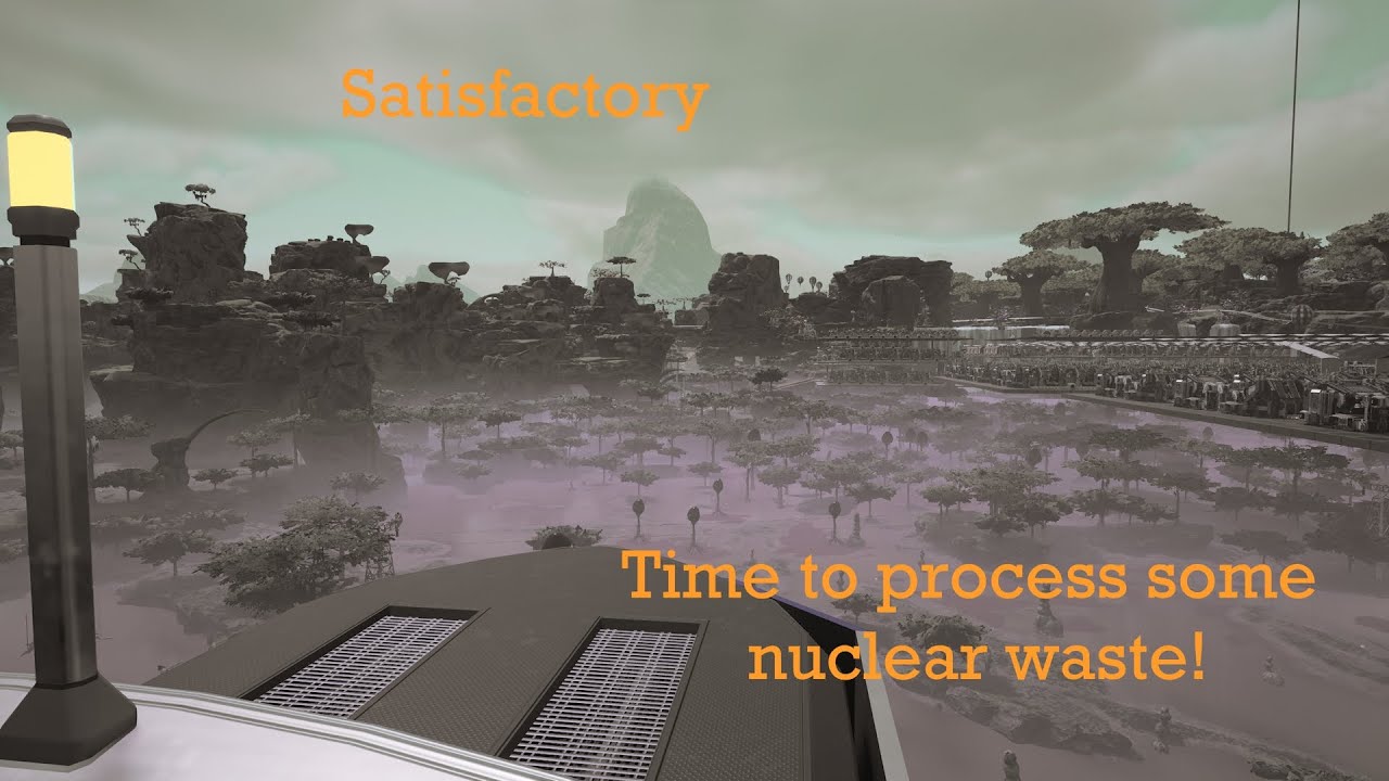 Back to the Satisfactory Nuclear challenge. Time to setup the nuclear ...
