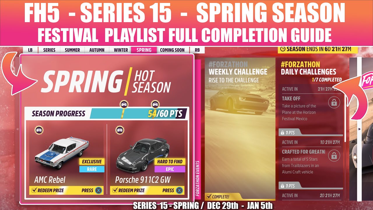 FH5 SERIES 15 SPRING FESTIVAL PLAYLIST FH5 HEIGHTS OF MULEGE 330M S2 ...