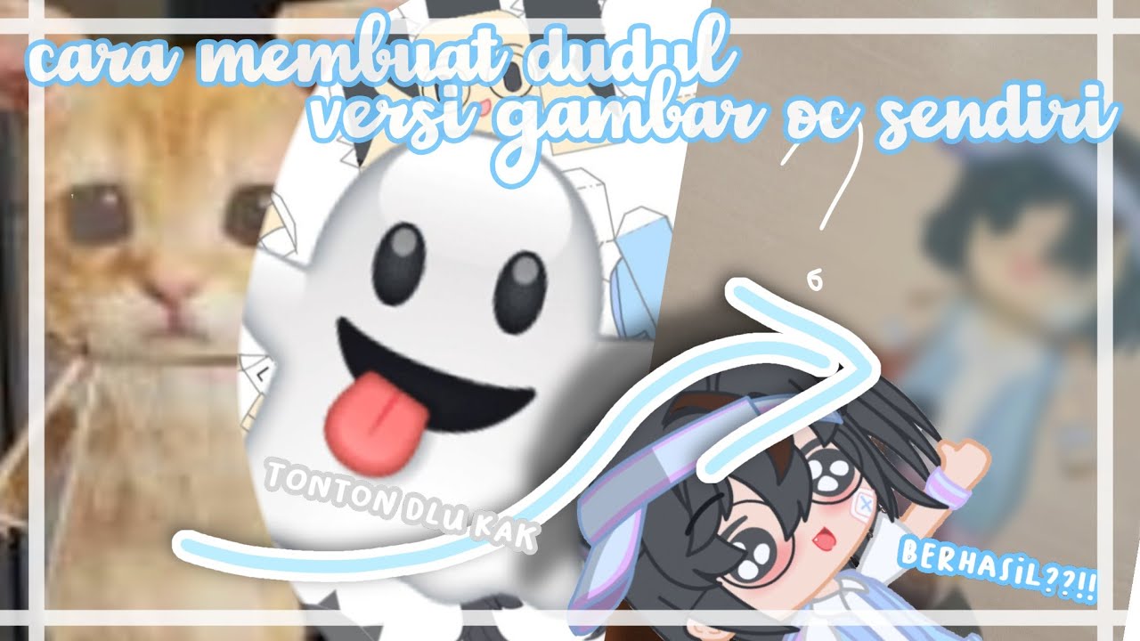 cara membuat papercraft dudul versi gambar oc sendiri (baca deskripsi ...