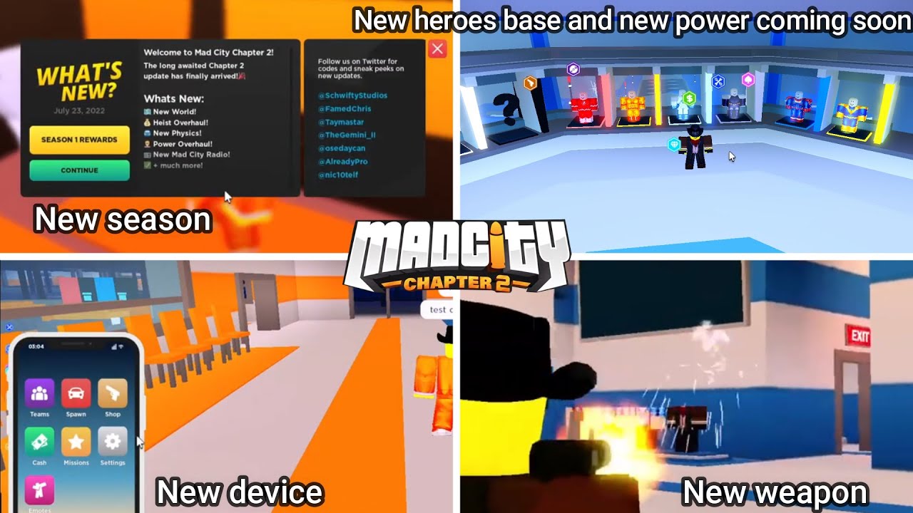 Mad City big update /Mad City Chapter 2/Roblox - YouTube