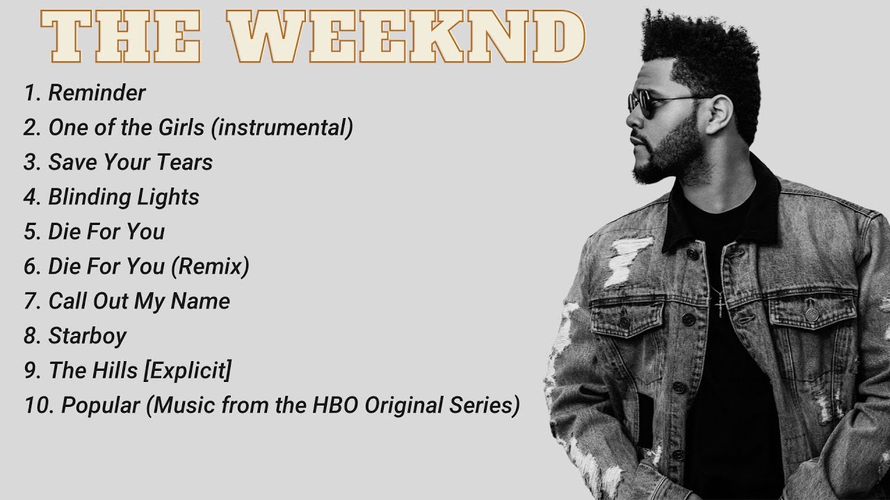 The Weeknd Top 10 Hits All Time - Hot 10 Songs This Week 2024 - YouTube