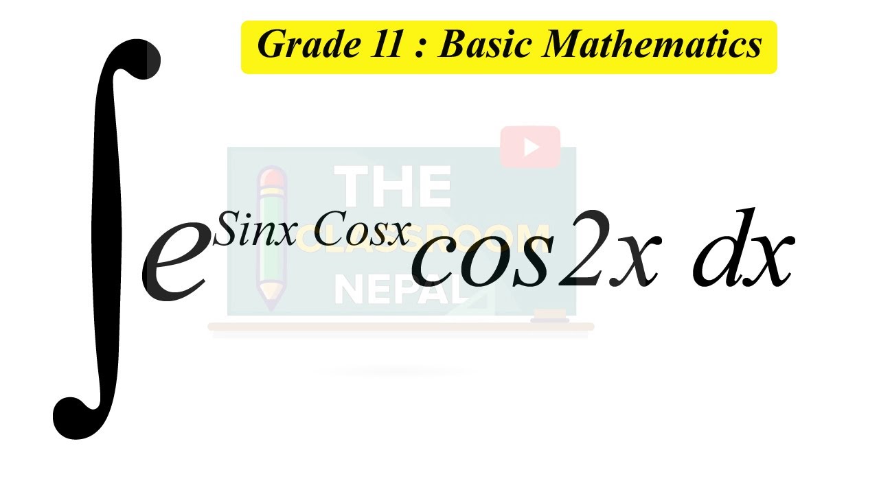 integral of e^sinx cox cox2x dx by substitution method || Class 11 ...