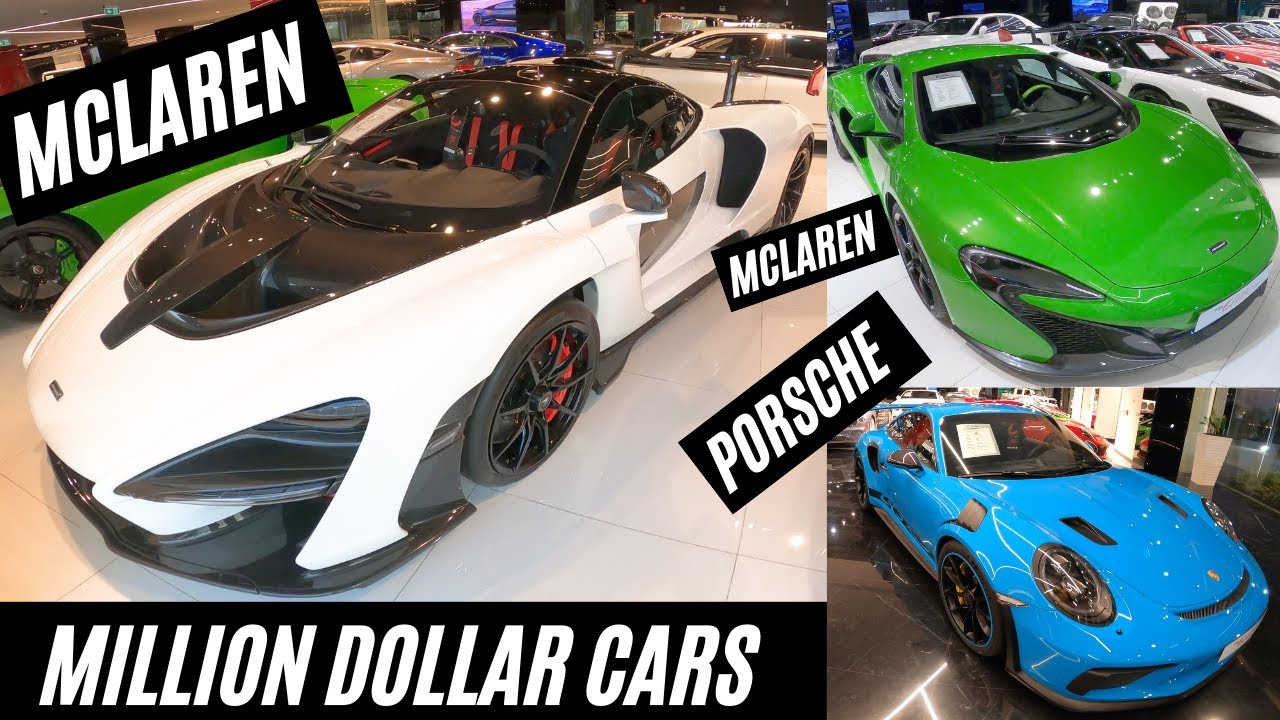 MILLION Dollars Cars Showroom II Elite cars Abudhabi - YouTube