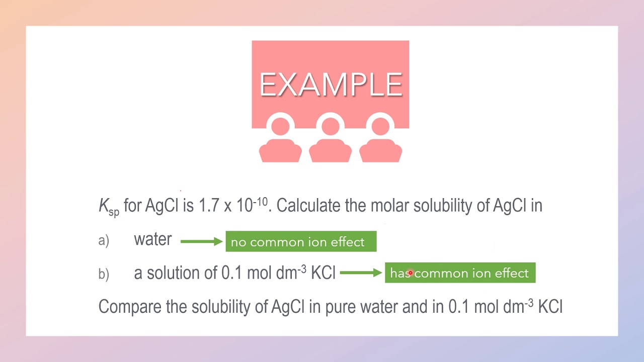 CALCULATION OF COMMON ION EFFECT - YouTube