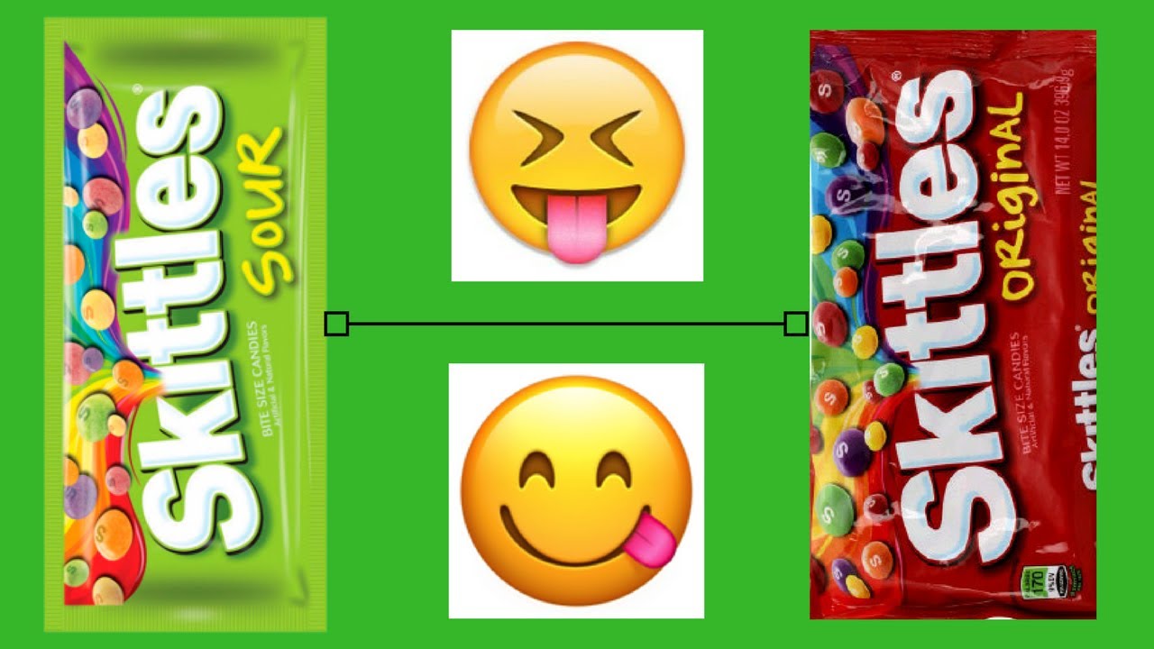 Challenge #2 | Sour Skittles or Normal Skittles | M'n'B - YouTube