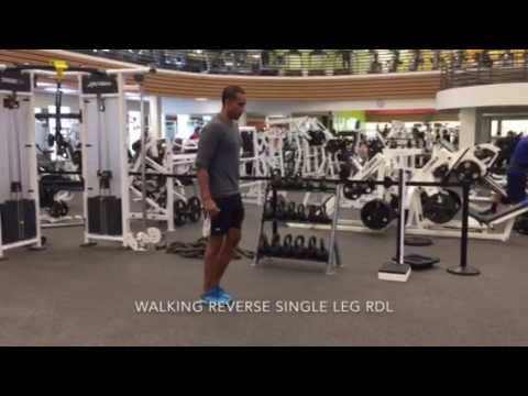 Walking Reverse Single Leg RDL - YouTube