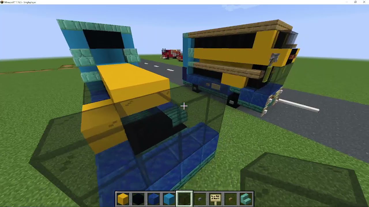 Minecraft Volvo B7TL Dublin bus Tutorial - YouTube