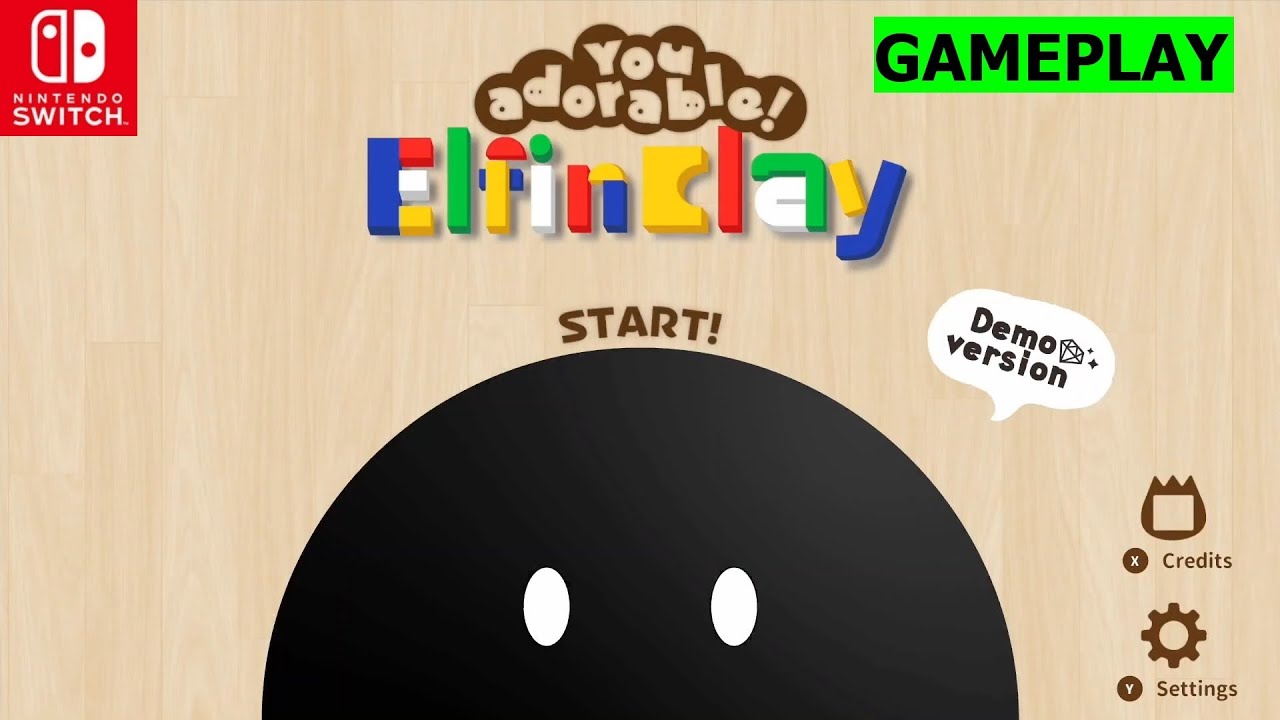 ELFIN CLAY DEMO VERSION - NINTENDO SWITCH - GAMEPLAY - YouTube