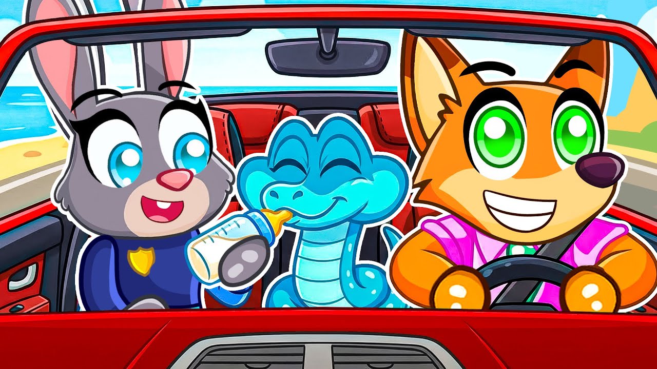 NICK & JUDY Ultimate CRAZY ROAD TRIP with GARY DE'SNAKE in Roblox ...
