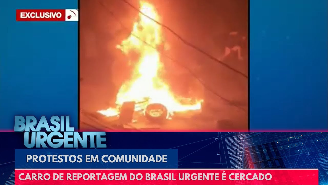 Carro de reportagem do Brasil Urgente é cercado em Paraisópolis ...