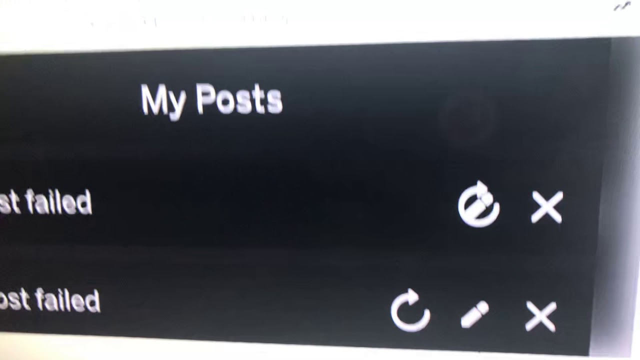 "post failed" reddit bug is actually more annoying than a bug. “Post ...