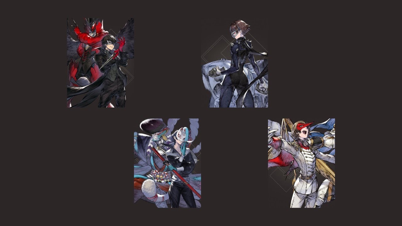 ニーアリィンカーネーション NieR Reincarnation キャラ集 Characters Collection ペルソナ5 ザ ...