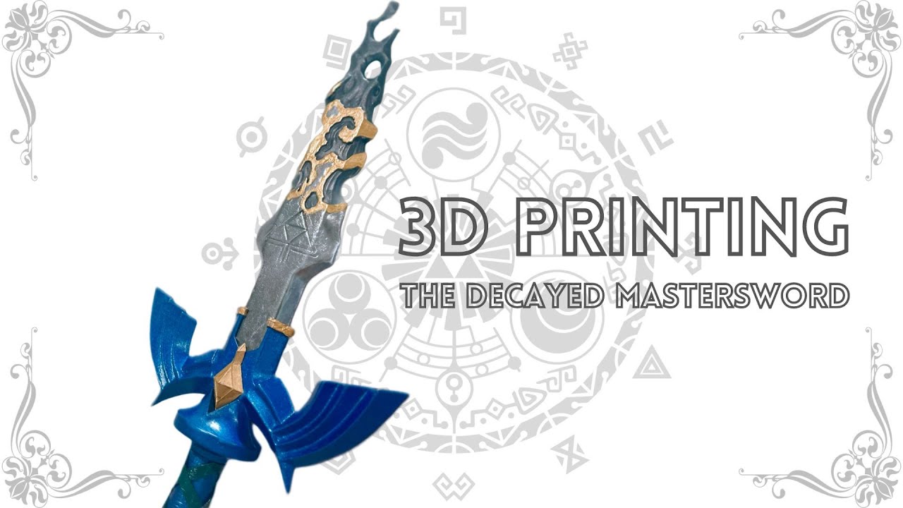 How to 3D Print the Decayed Master Sword! | TOTK - YouTube