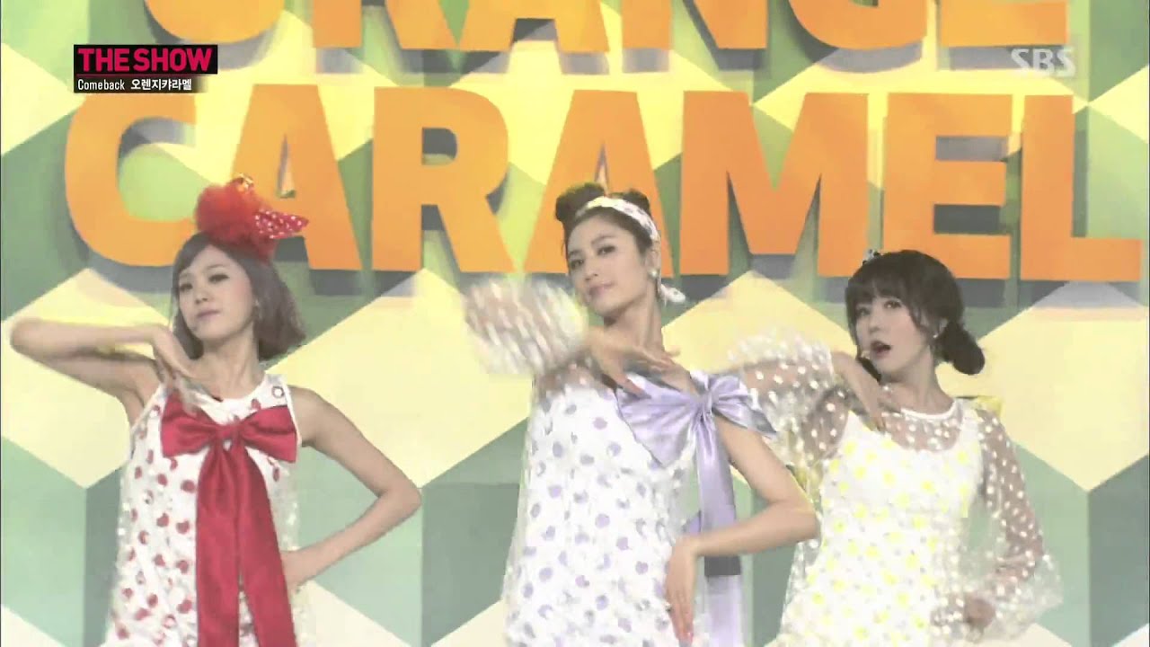 140318 Orange Caramel Catallena 까탈레나 @ SBS The Show All About K Pop ...